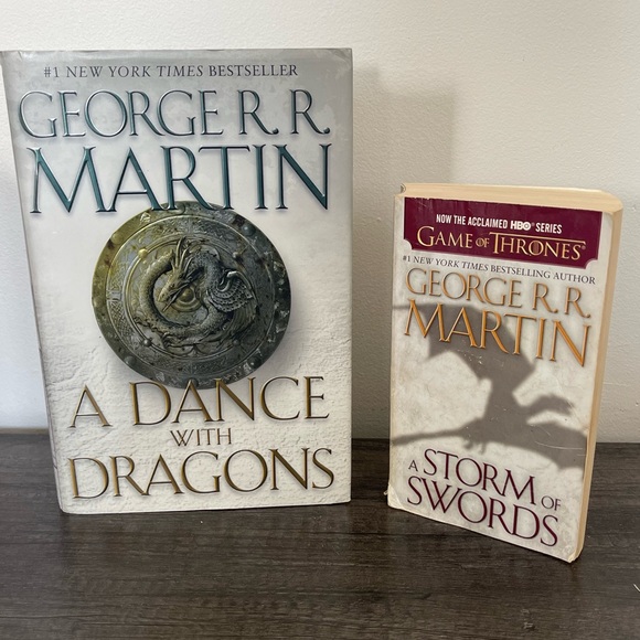 Other | George Rr Martin Books A Dance With Dragons Storm Of Swords ...
